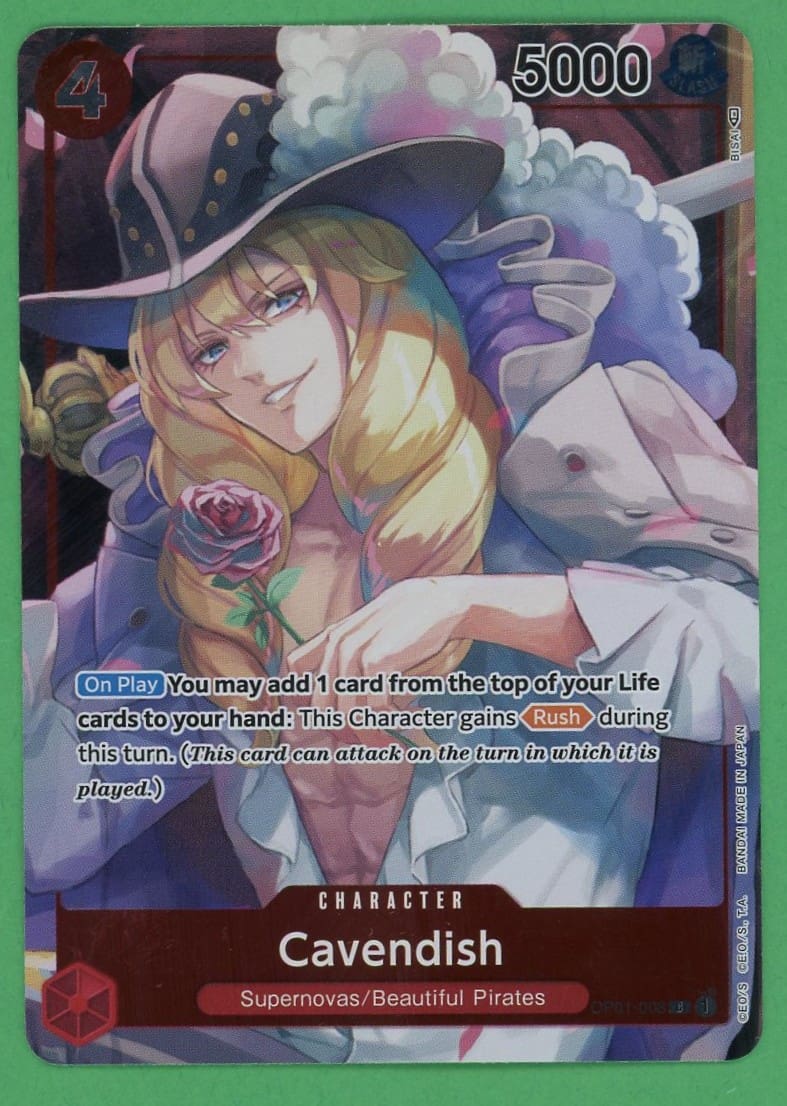 Cavendish One Piece Box Topper (English) Op01-008 | Outpost Sportscards ...