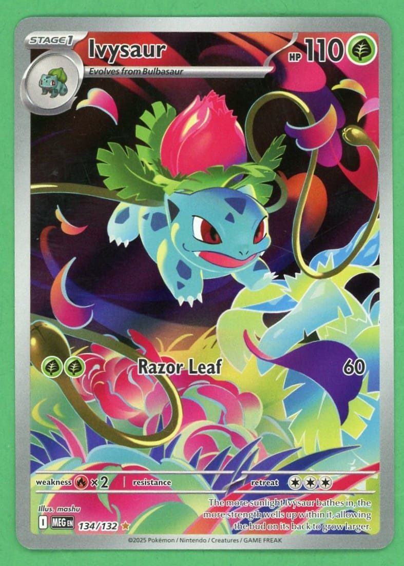 Ivysaur Pokemon Mega Evolutions Illustration Rare 134/132 | Outpost ...